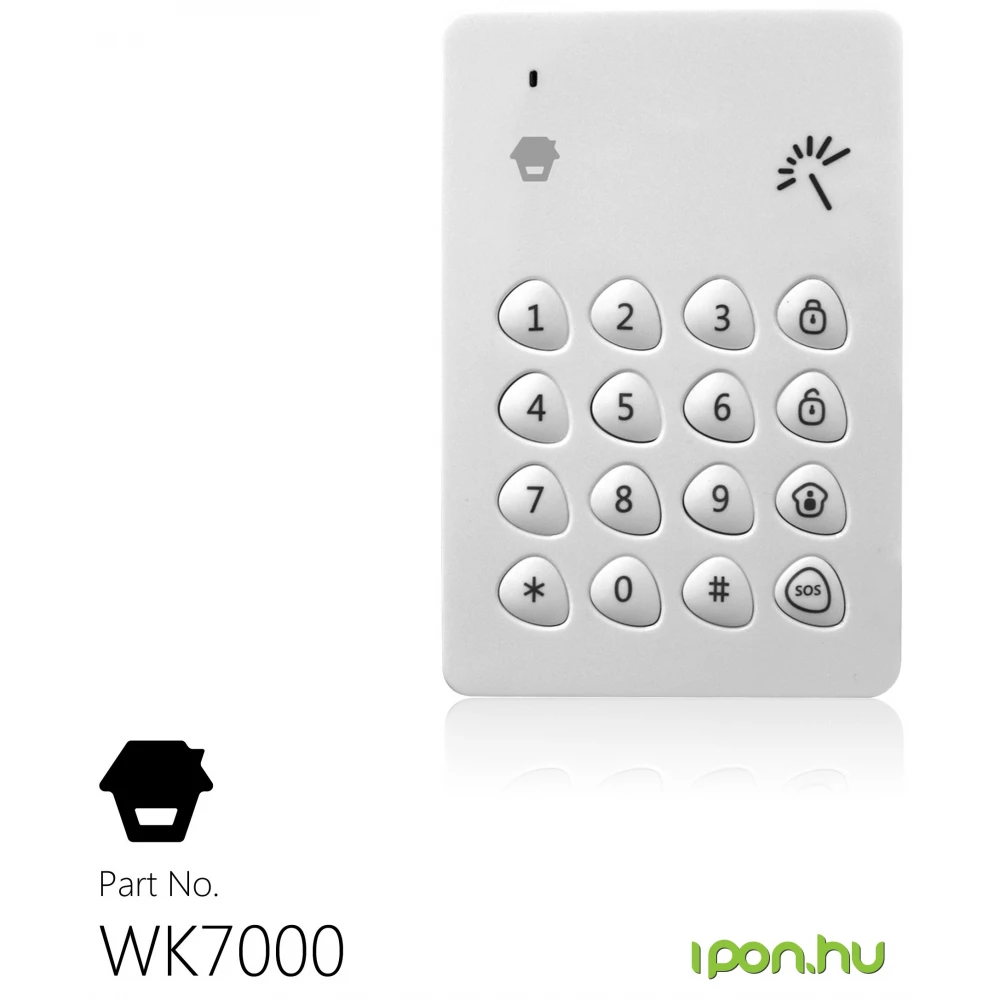SMANOS WK7000 Wireless RFID Keypad - iPoncomp.hr