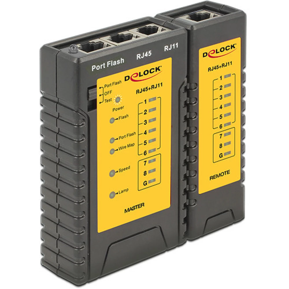 DELOCK Kabel tester RJ45 / RJ12 + Tragač priključaka - iPoncomp.hr