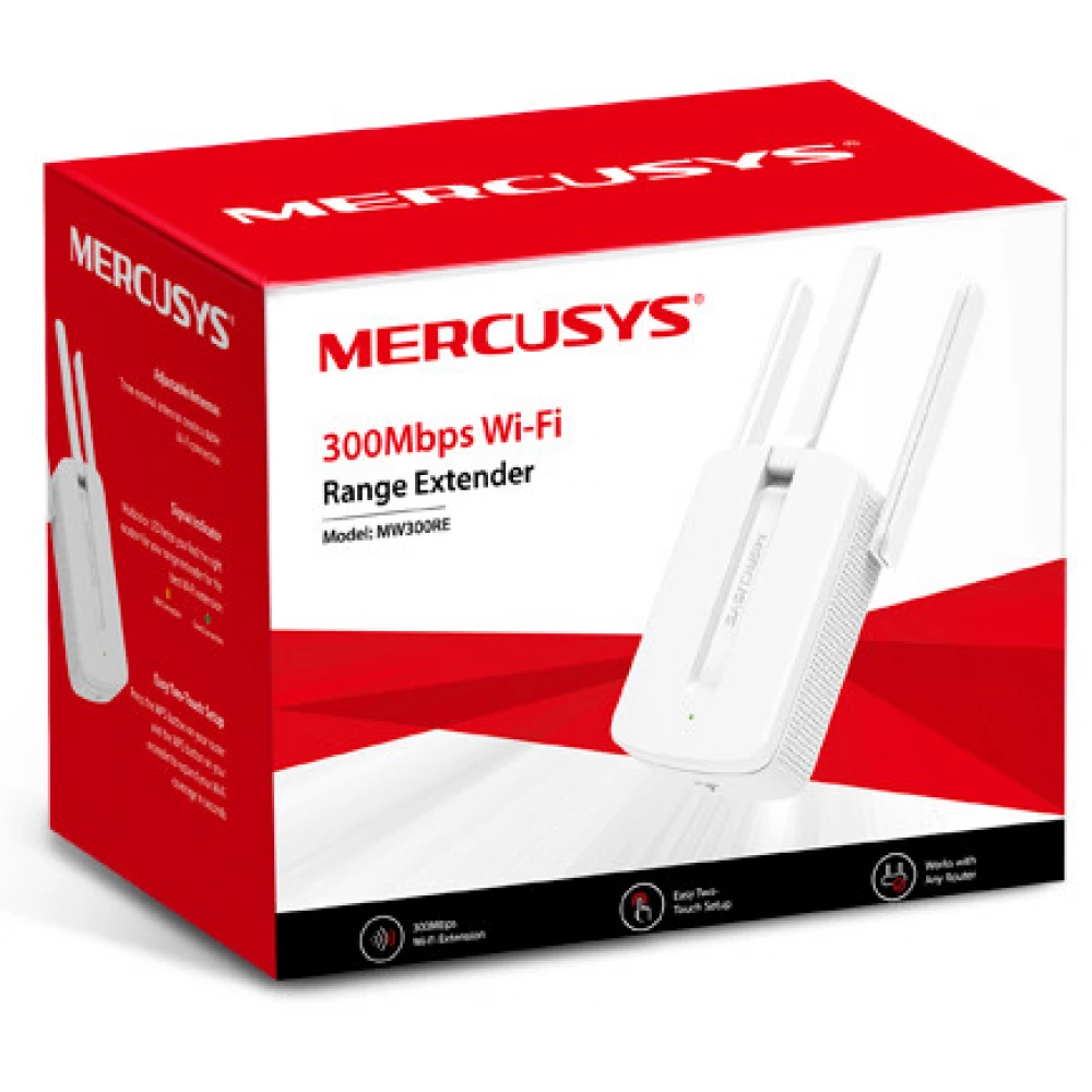 MERCUSYS MW300RE 300Mbps Wi-Fi Range Extender - iPoncomp.com