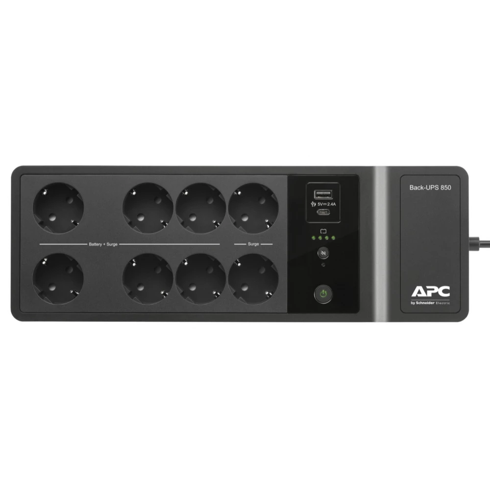 APC Back-UPS 850VA 230V USB Type-C and A charging ports (BE850G2-GR ...