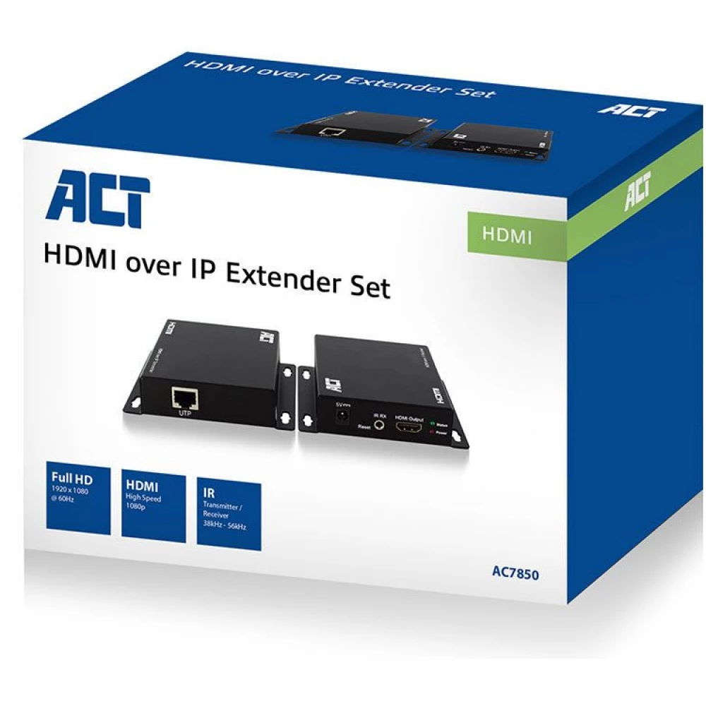 ACT CONNECTIVITY AC7850 HDMI over IP extender set - iPon.hu