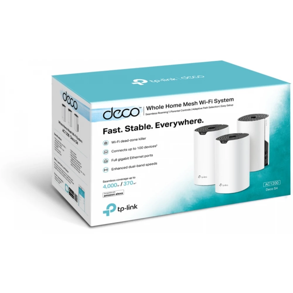 TP-LINK Deco S4 AC1200 Whole Home Mesh Wi-Fi System 3pcs - iPoncomp.com