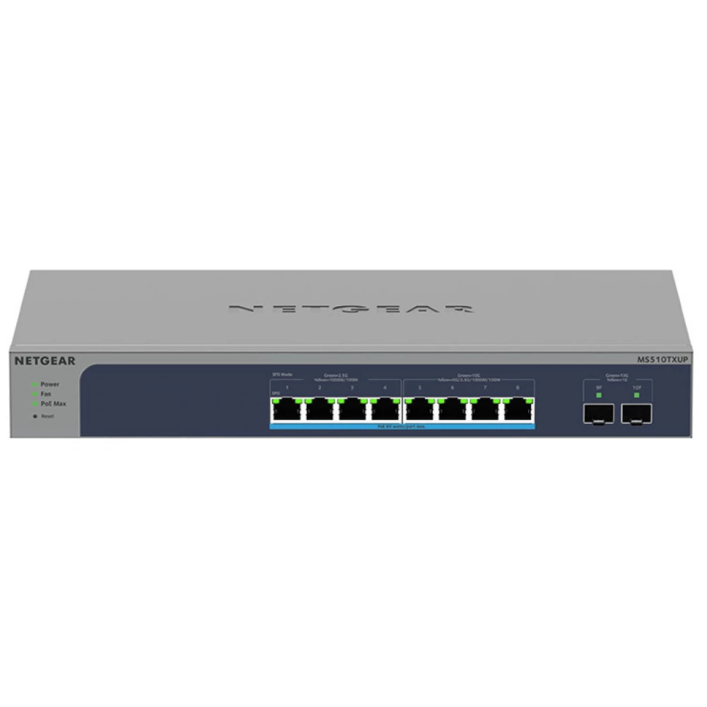 NETGEAR MS510TXUP 8-Port Multi-Gigabit/10G Ethernet Ultra60 PoE++ Smart ...
