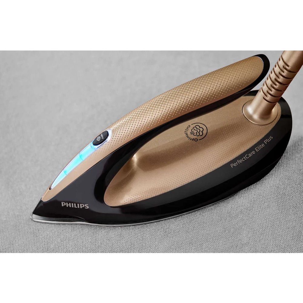 PHILIPS GC9682/80 PerfectCare Elite Plus iron steamer black / gold ...