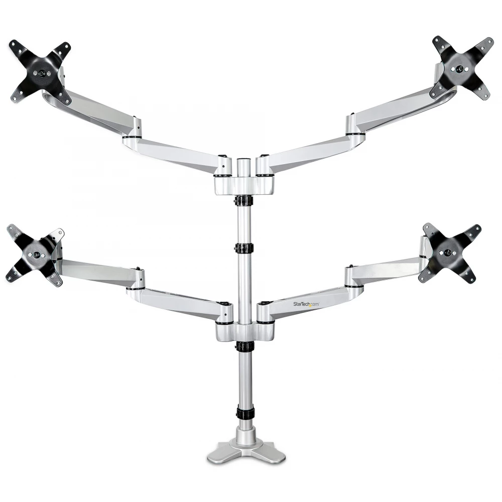 STARTECH Desk Mount Quad Monitor Arm – Premium Articulating VESA 4 ...