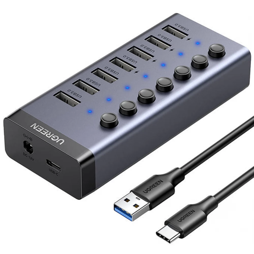 UGREEN CM481 USB HUB grey - iPoncomp.com
