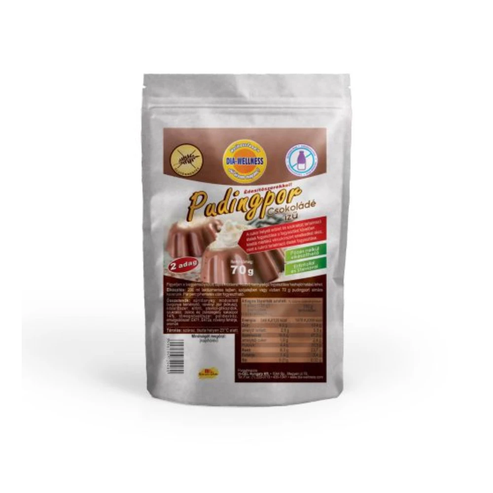 Dia-Wellness hidegpuding csokoládé 70 g - iPon.hu