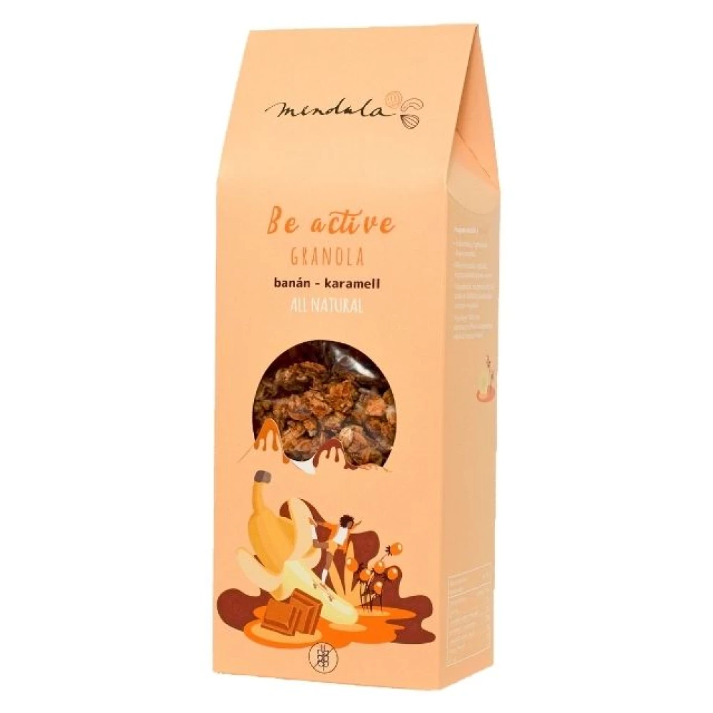 Mendula banános-karamellás granola 250 g - iPon.hu