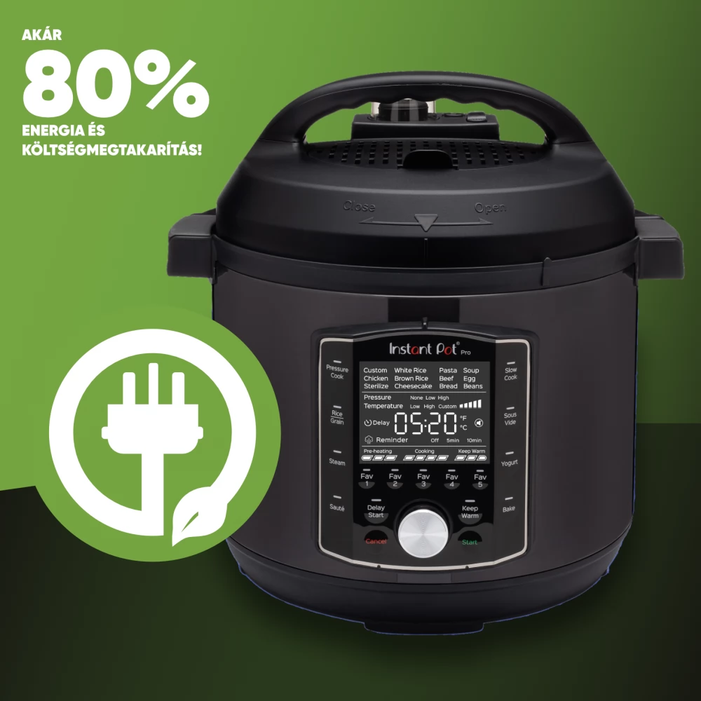 INSTANT POT Pro 6 multifunkciós főzőedény - iPon.hu