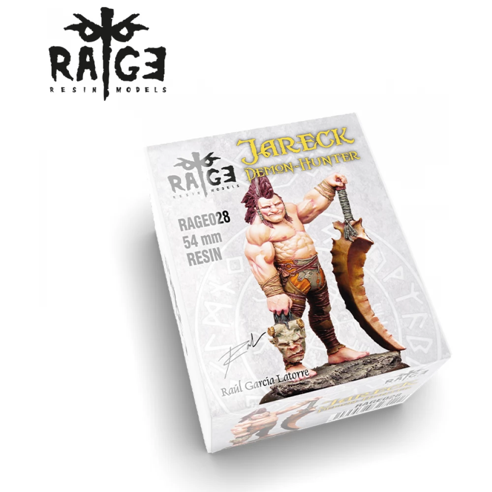 AK INTERACTIVE Rage Resin Models Jareck Demon-Hunter figura - iPon.hu