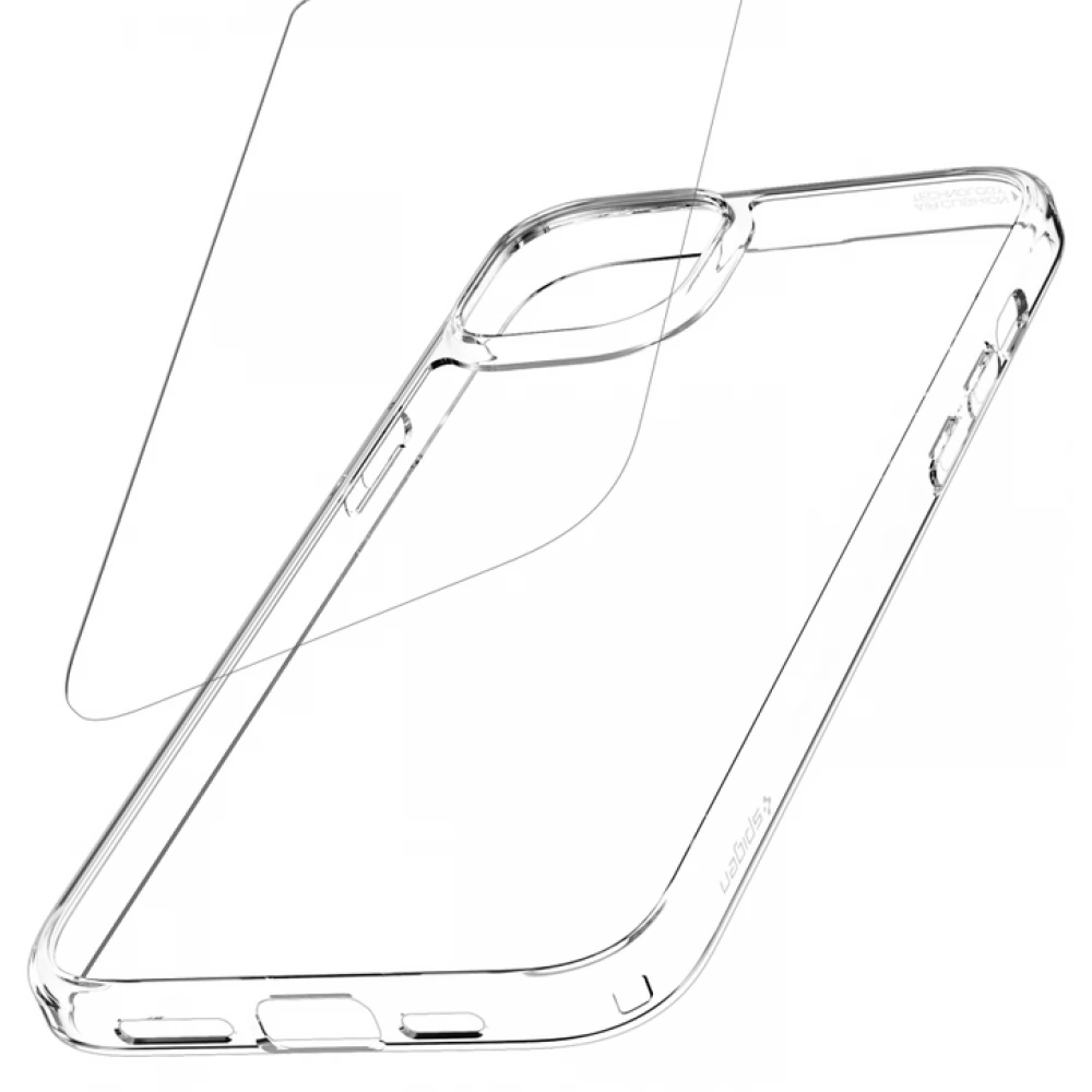 SPIGEN Air Skin Hybrid back panel iPhone 15 transparent - iPoncomp.com