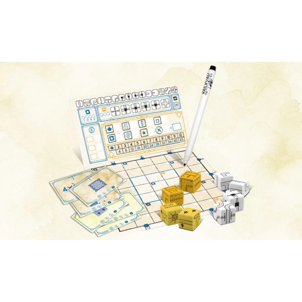 DELTA VISION Vasút line challenge board game - Fényessárga edition ...