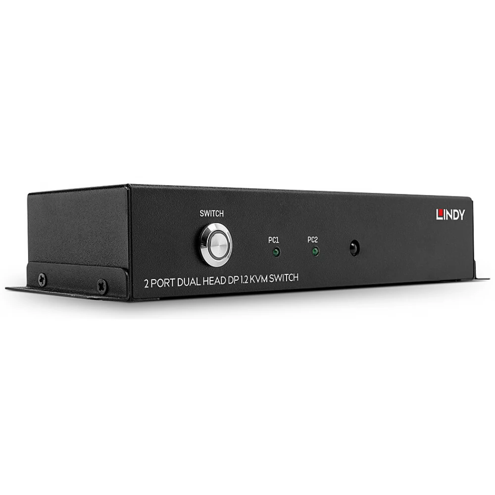 LINDY 2 Port Dual Head DisplayPort 1.2 KVM Switch - iPon.hu
