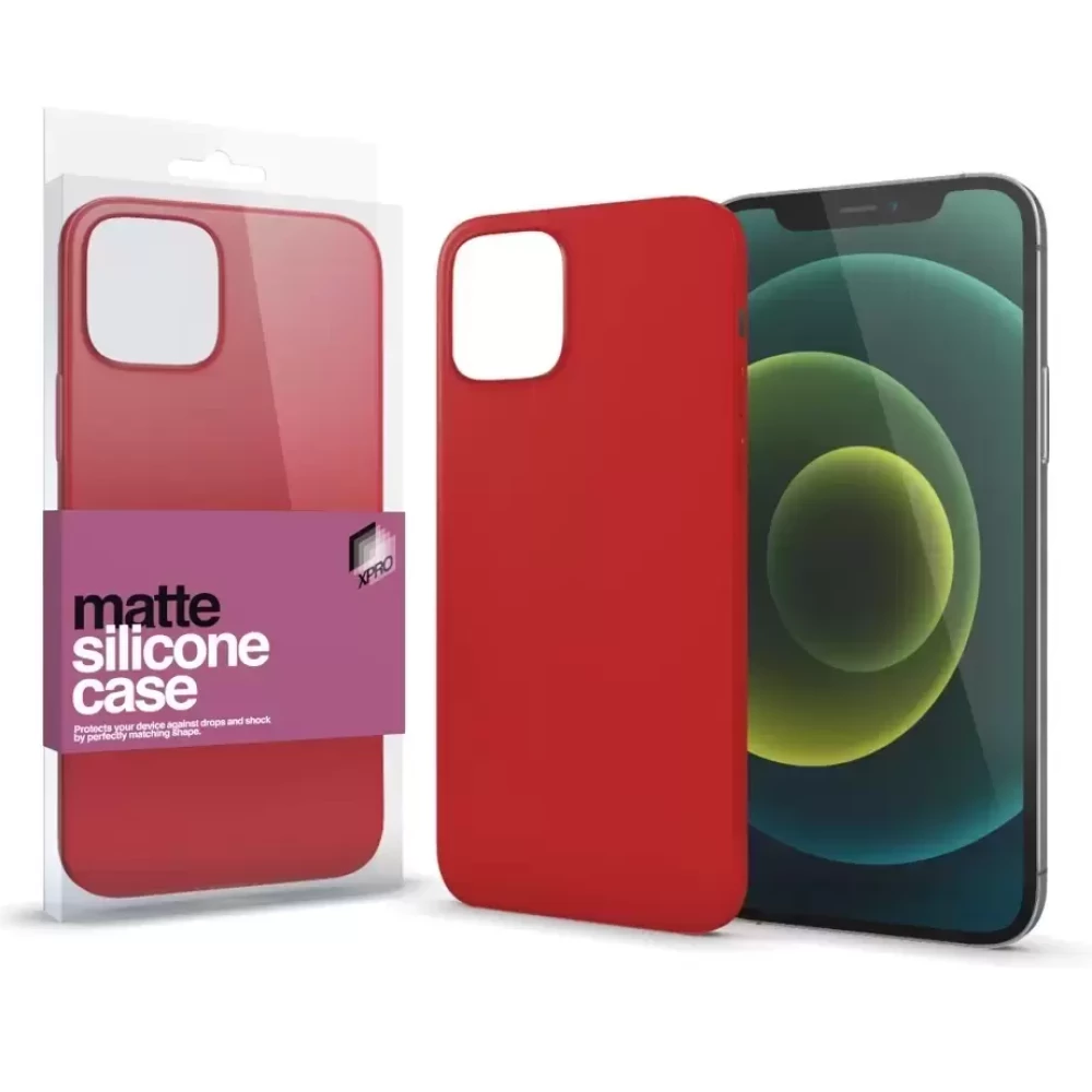 XPRO Silicon matte case iPhone 15 Pro Max coral - iPoncomp.com