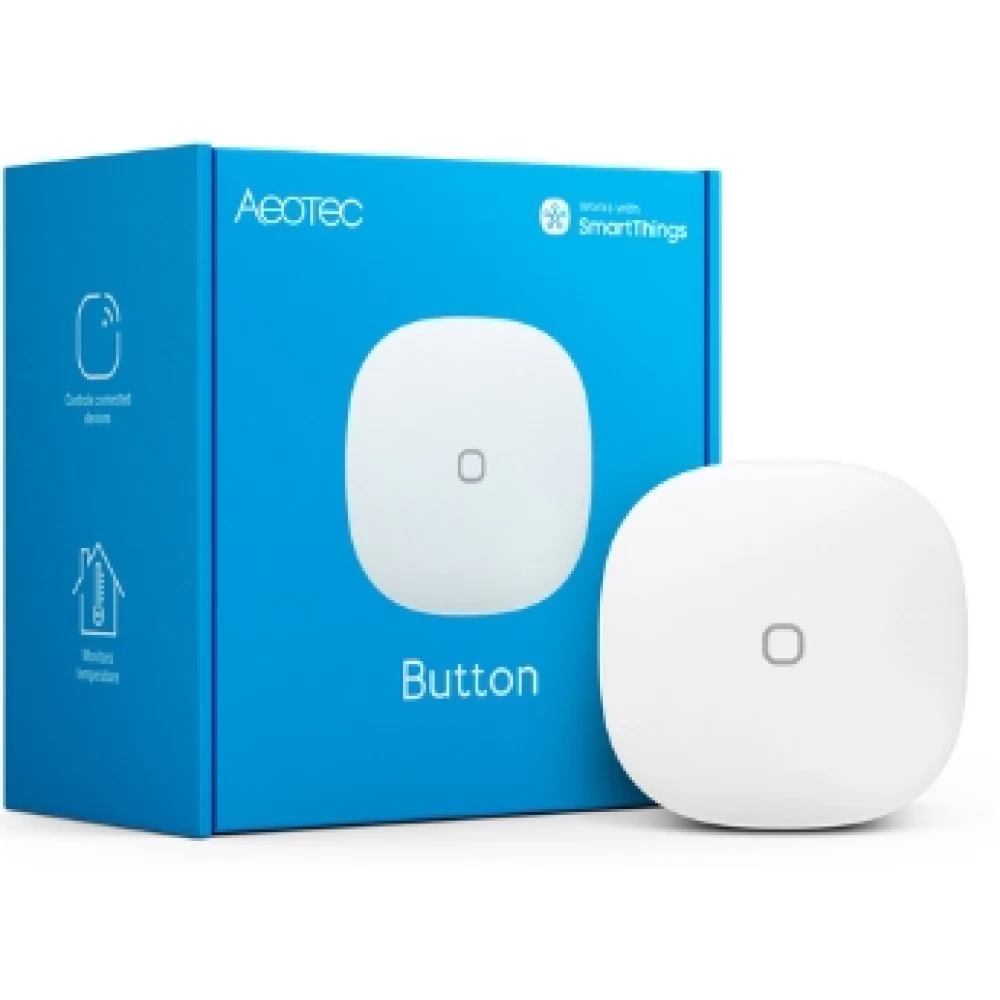 AEOTEC SmartThings compatible push-button white - iPoncomp.com