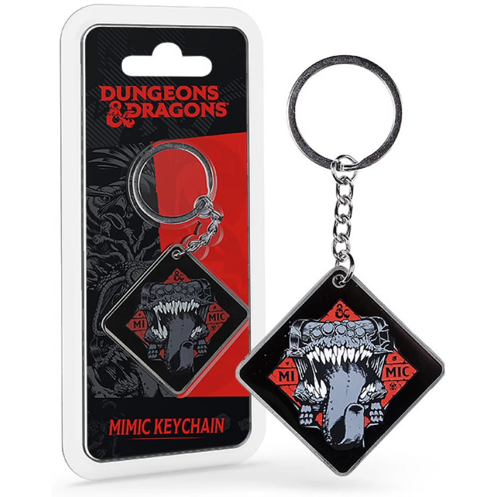 KONIX Dungeons & Dragons Mimic metal key ring - iPoncomp.com