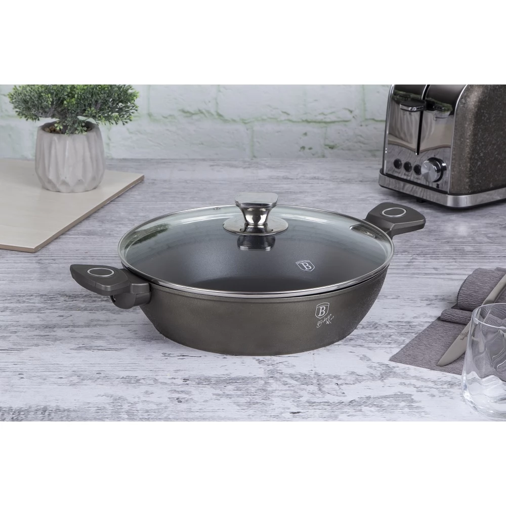 BERLINGER HAUS BH/6766 Crystal Collection Alacsony lábas fedővel 3.8 L ...