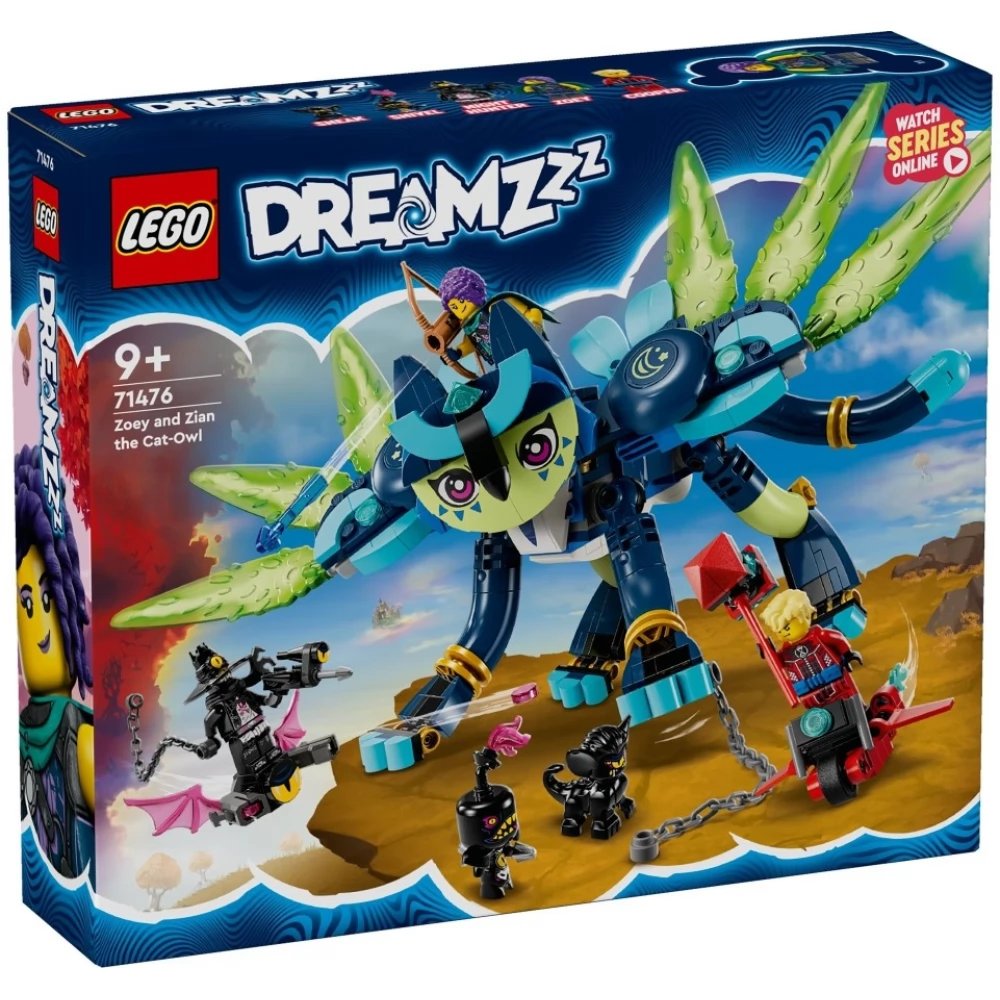 LEGO DREAMZzz Zoey és Zian a macska-bagoly 71476 - iPon.hu