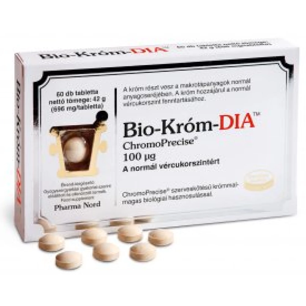 BIO-KRÓM-DIA Bio-Króm-Dia tabletta 60 db - iPon.hu