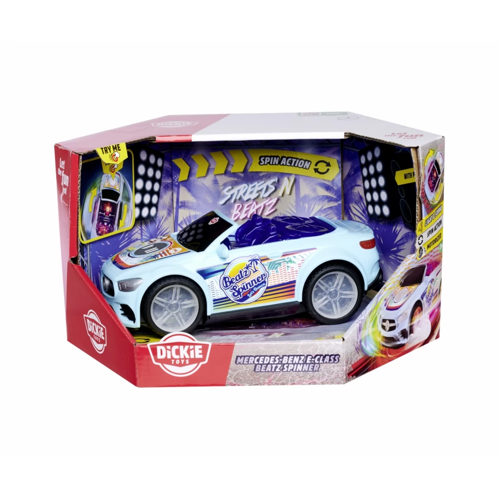 DICKIETOYS Beat Spinner Mercedes-Benz E-Class rotary singing land rover ...