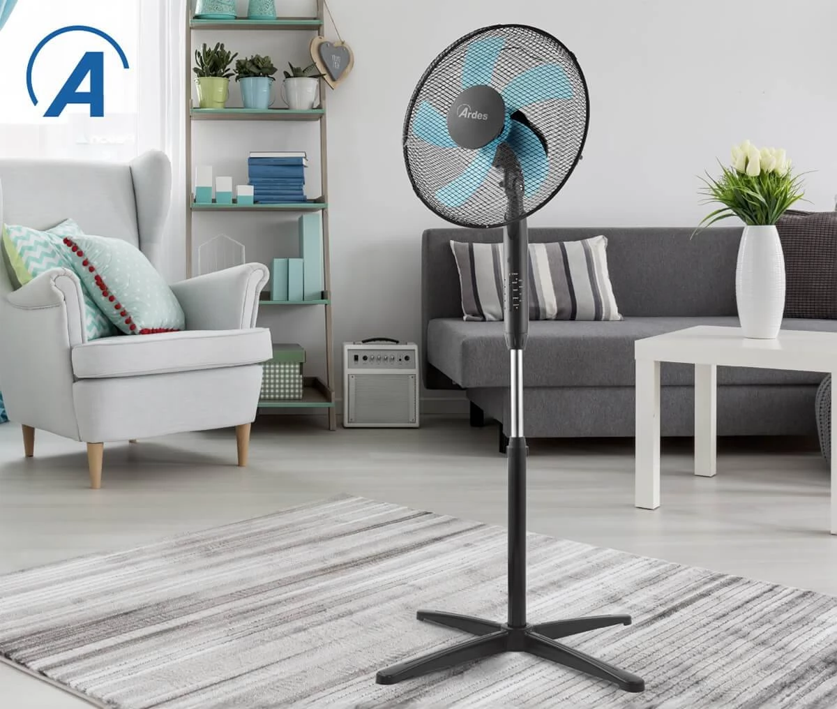 ARDES 5ST40PNR Standing fan black - iPoncomp.com