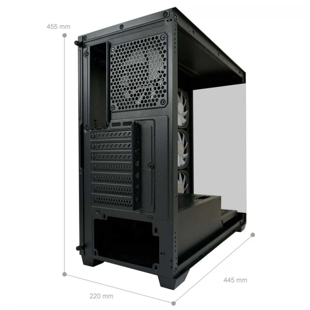 LCPOWER 715B számítógépház fekete - iPon.hu