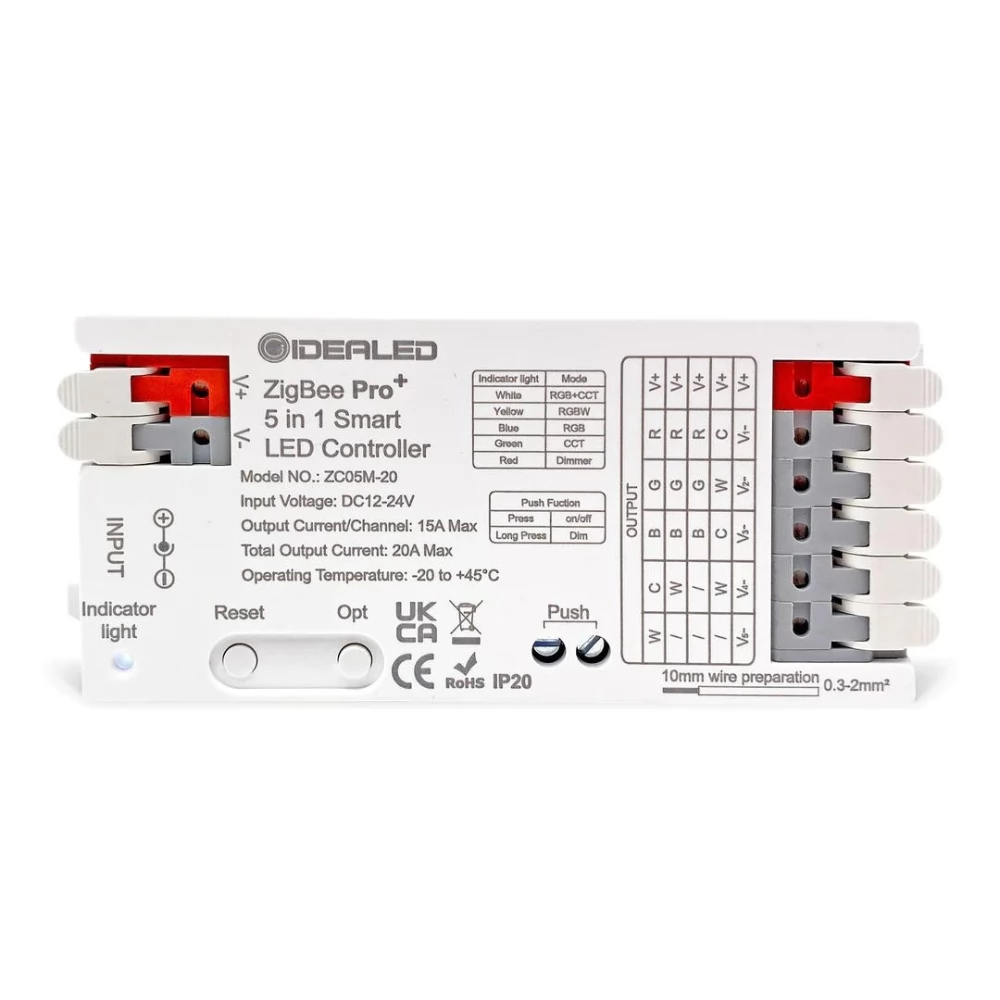 GLEDOPTO GL-C-201P Pro 5-in-1-ben LED vezérlés (Zigbee+2.4GHz RF) - iPon.hu
