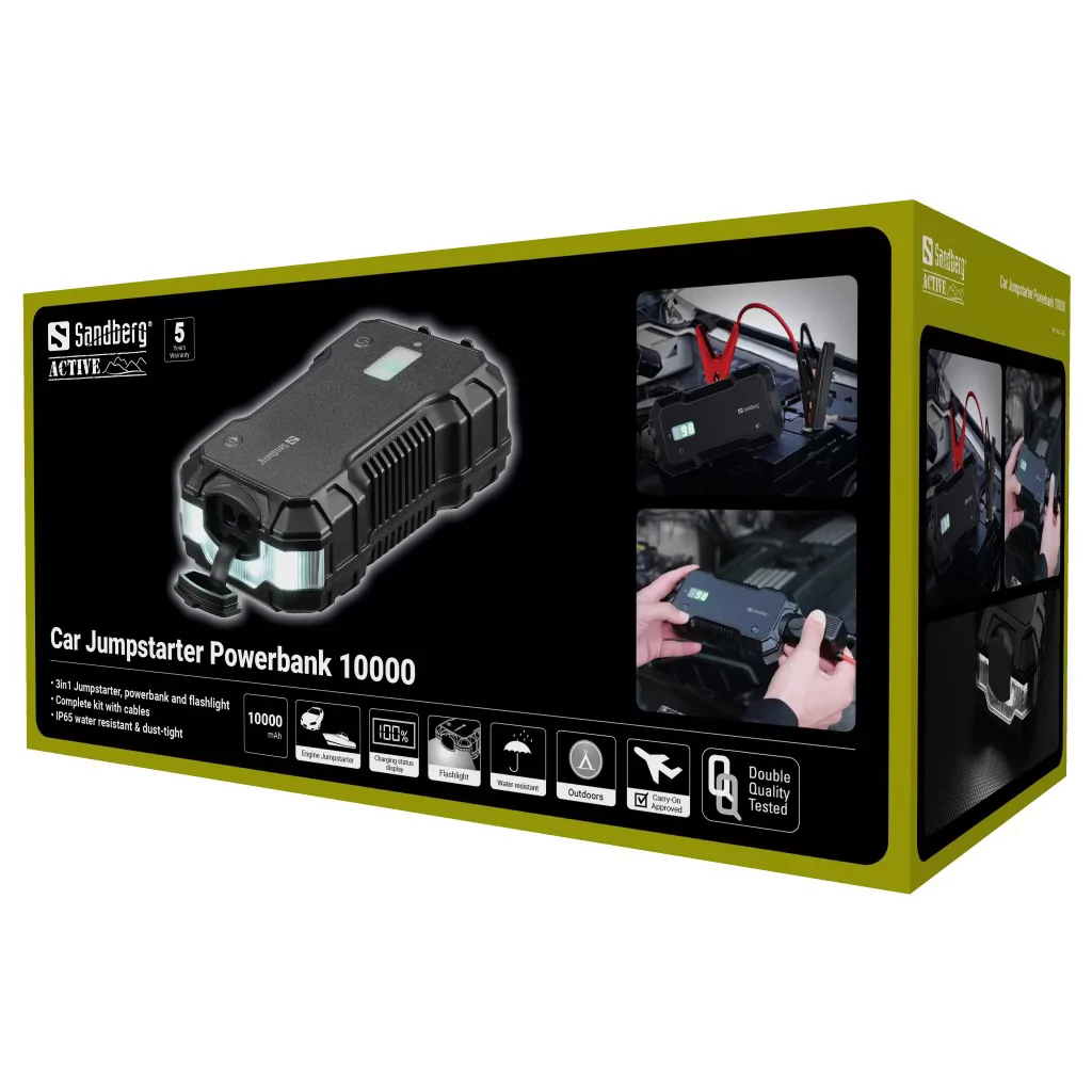 SANDBERG Car Jumpstarter Powerbank 10000 - iPon.hu