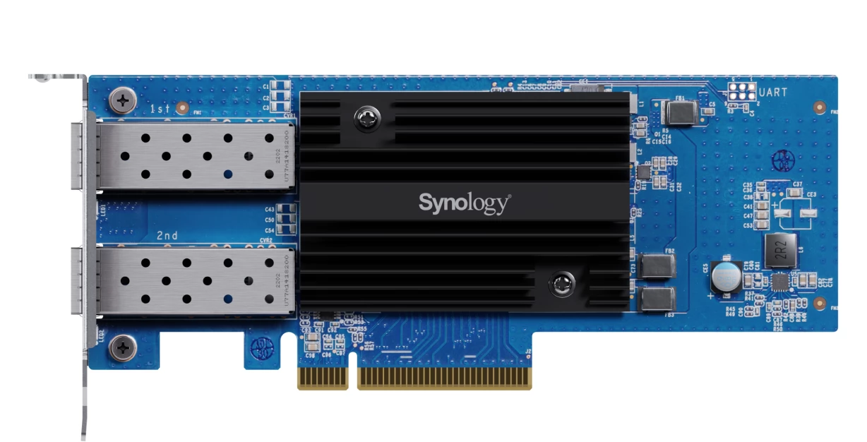 SYNOLOGY E25G30-F2 kétportos 25 GbE SFP28 PCIe kártya - iPon.hu