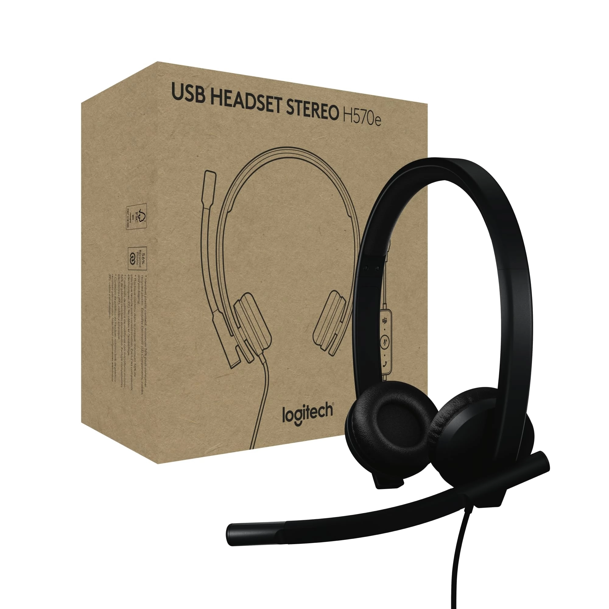LOGITECH USB Headset H570E Stereo MS teams - iPon.hu