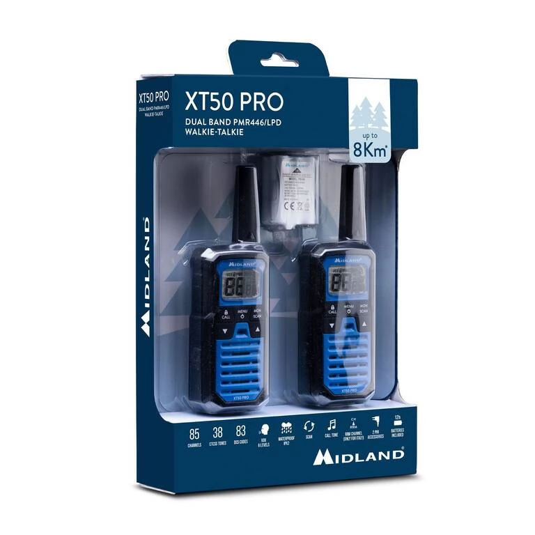 MIDLAND XT50 Pro PMR adóvevő rádió (párban) - iPon.hu