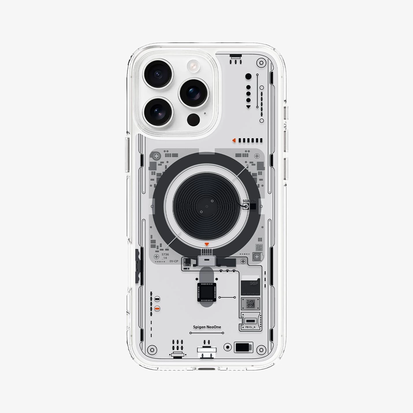 SPIGEN Ultra Hybrid Neo One MagFit case Apple iPhone 16 Pro transparent ...