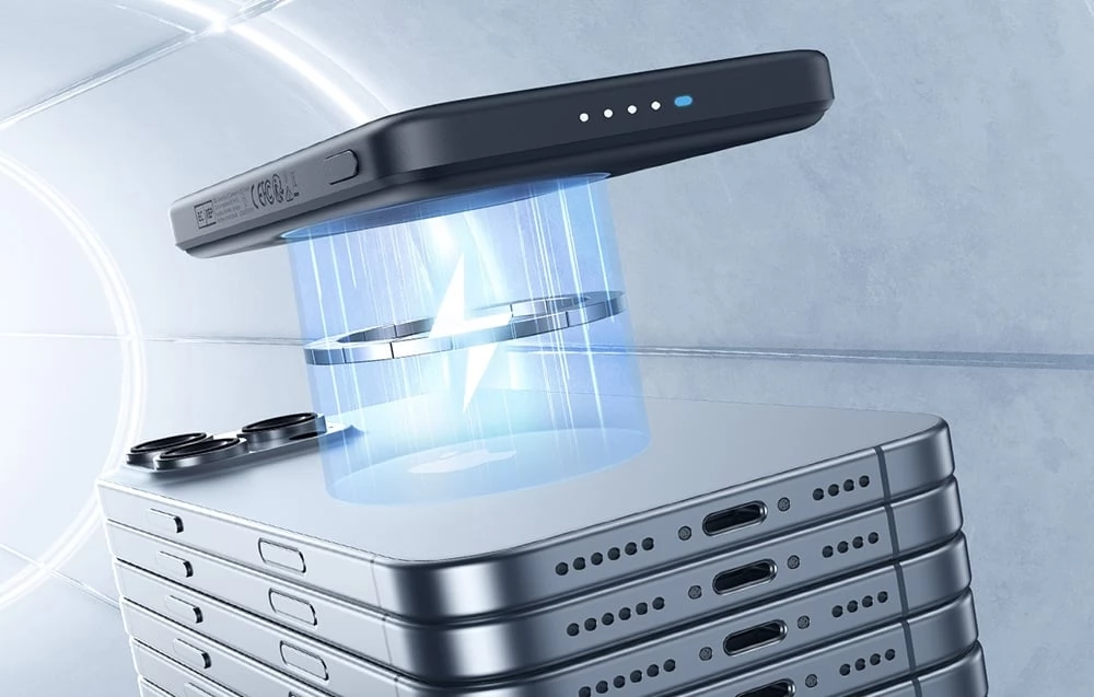 ESR MagSlim Powerbank 5000mAh black - iPoncomp.com