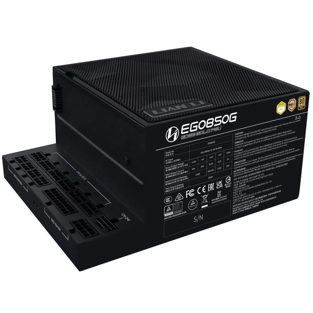 LIAN LI EDGE Modularni 850W 80 Plus Gold napajanje - iPoncomp.hr