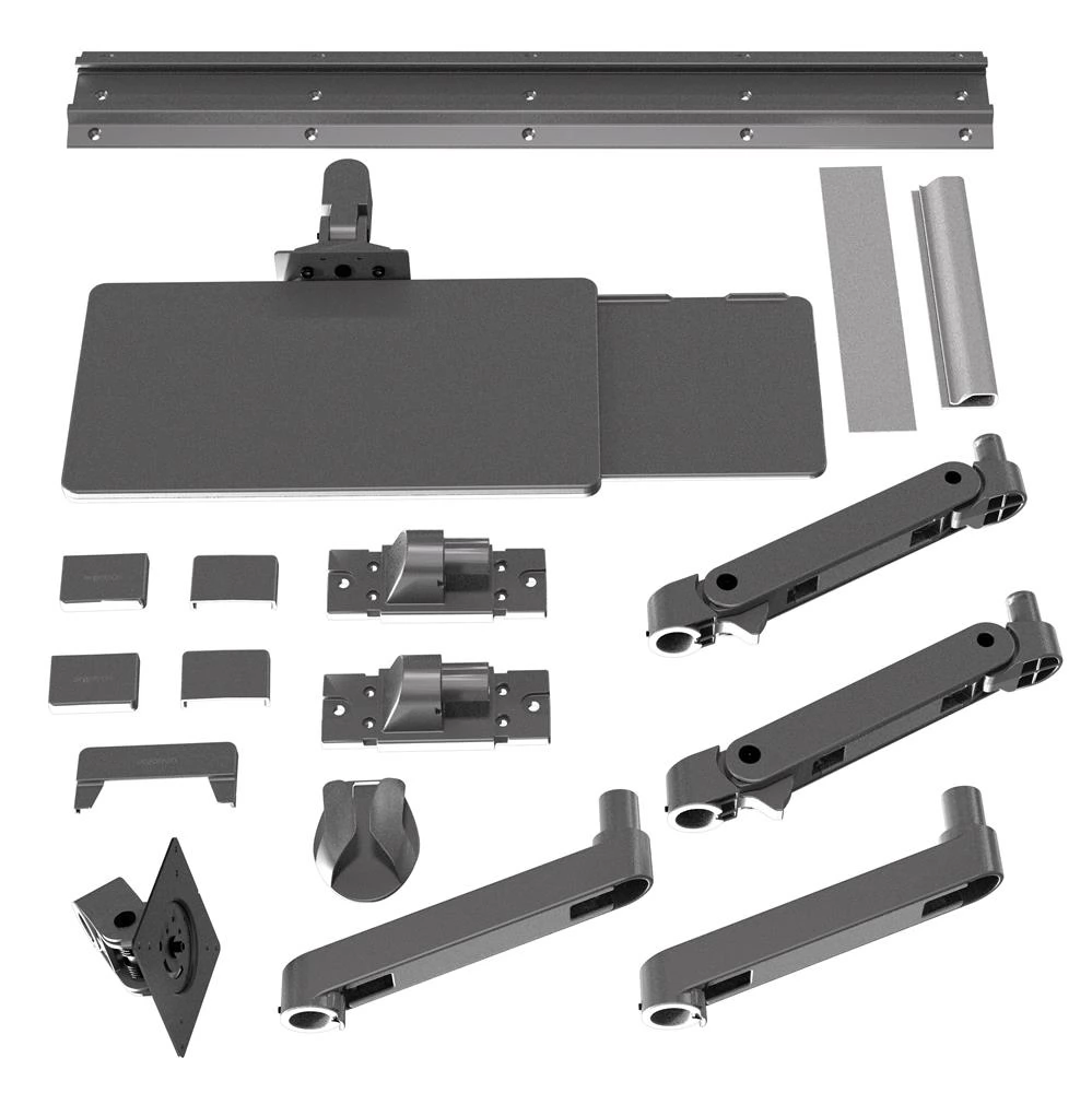 ERGOTRON LX Pro mural holder keyboards monitor grey - iPoncomp.com