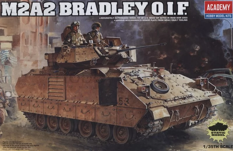 ACADEMY HOBBY MODELL KITS 1/35 M2A2 Bradly OIF tank modell - iPon.hu
