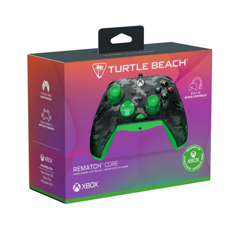 TURTLE BEACH Rematch Core Controller XBOX Ghost Black Camo zöld - iPon.hu