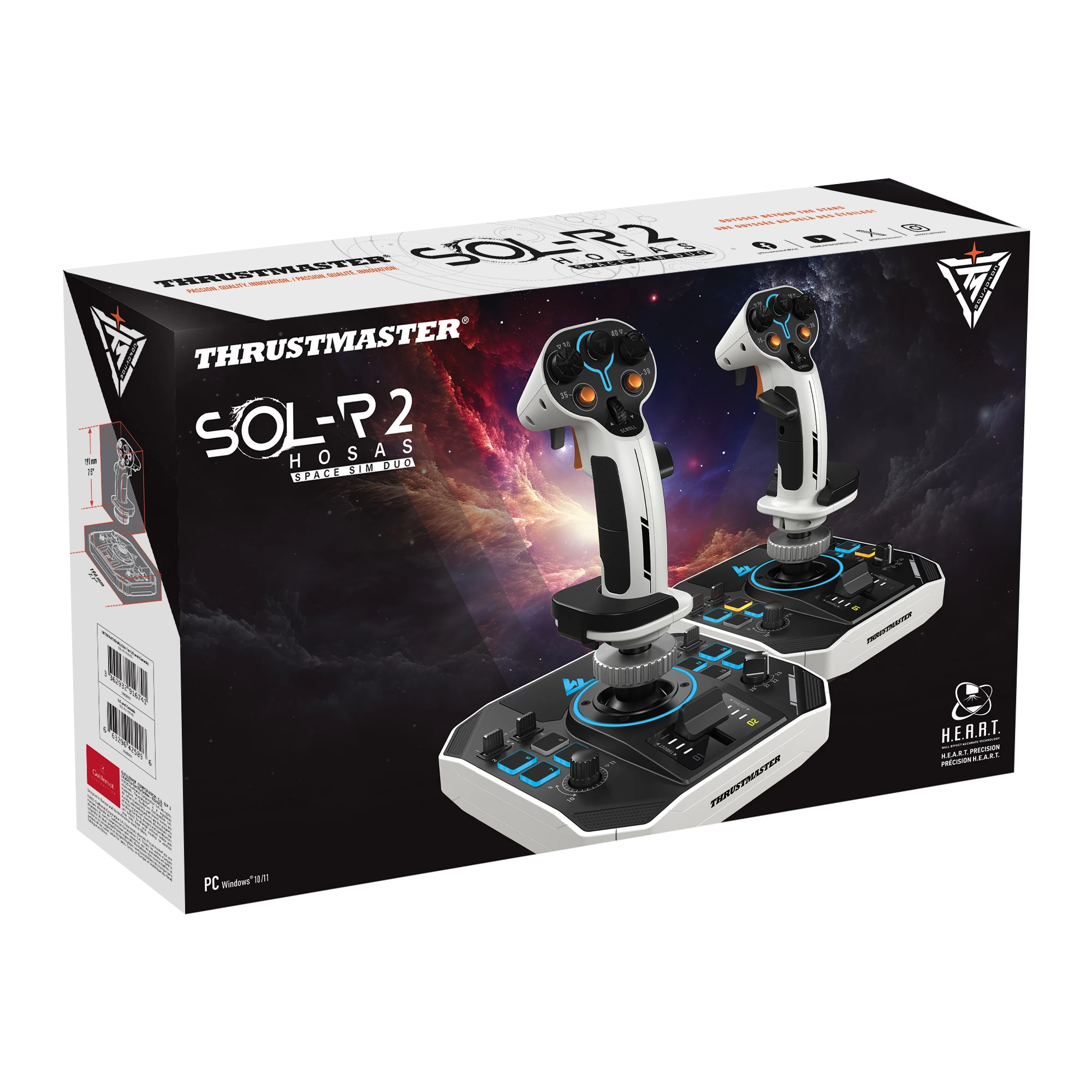 THRUSTMASTER Sol-R 2 Flightstick USB Gaming Duo Joystick PC - iPon.hu