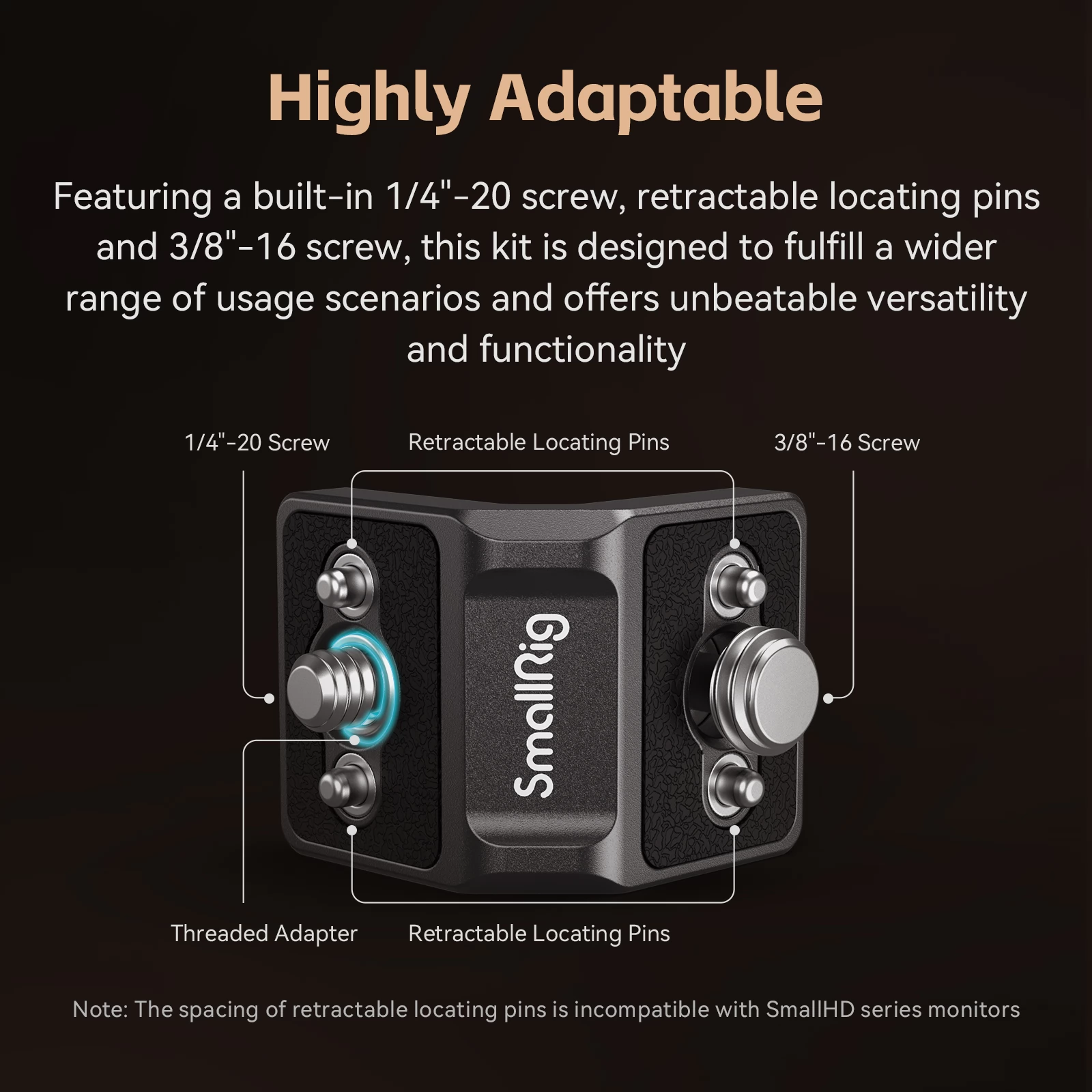 SMALLRIG x LensVid mini L-Shaped Mount Plate Kit - iPon.hu