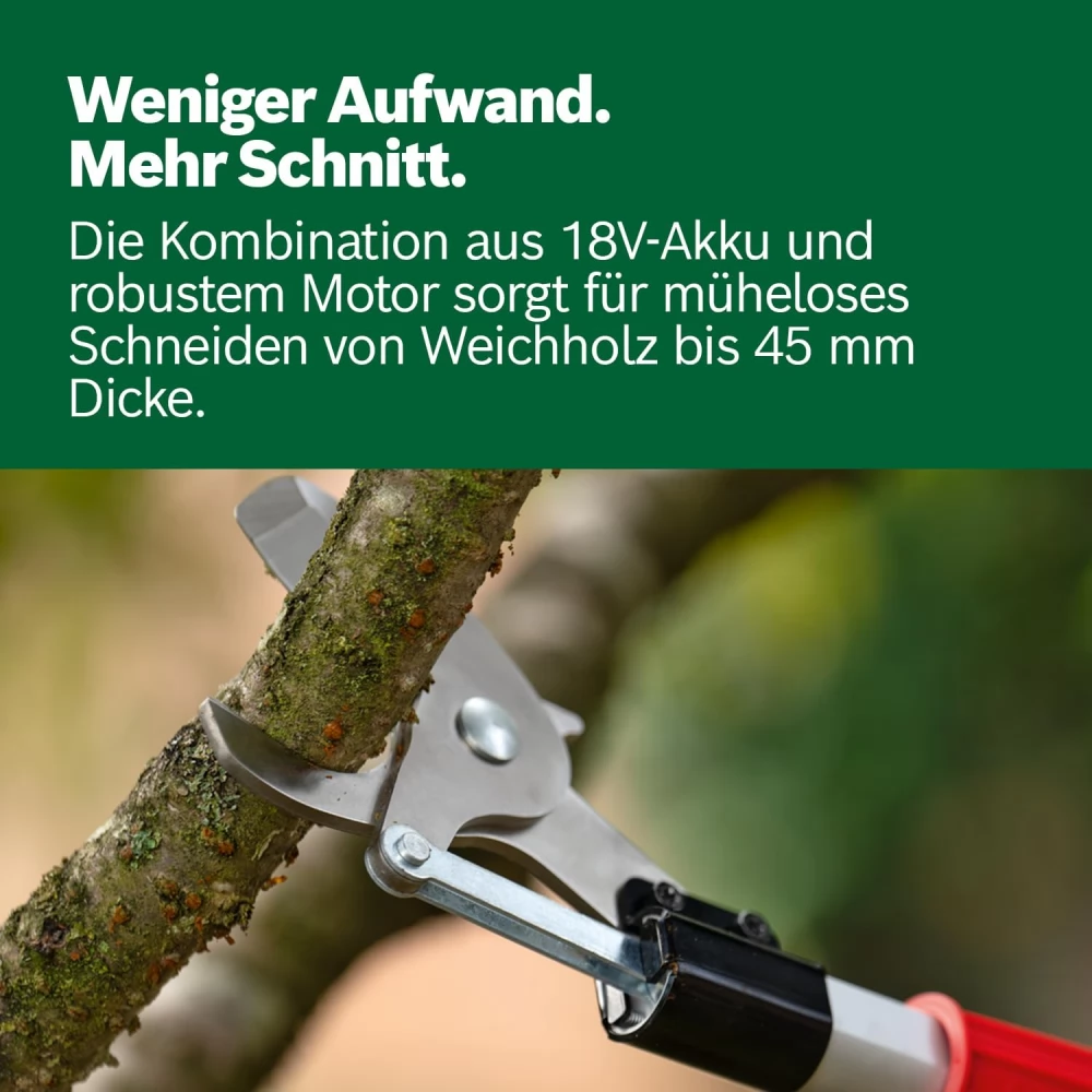 BOSCH AdvancedPrune 18V-45 Akkus loppers + 1x2.0Ah akku + punjač ...