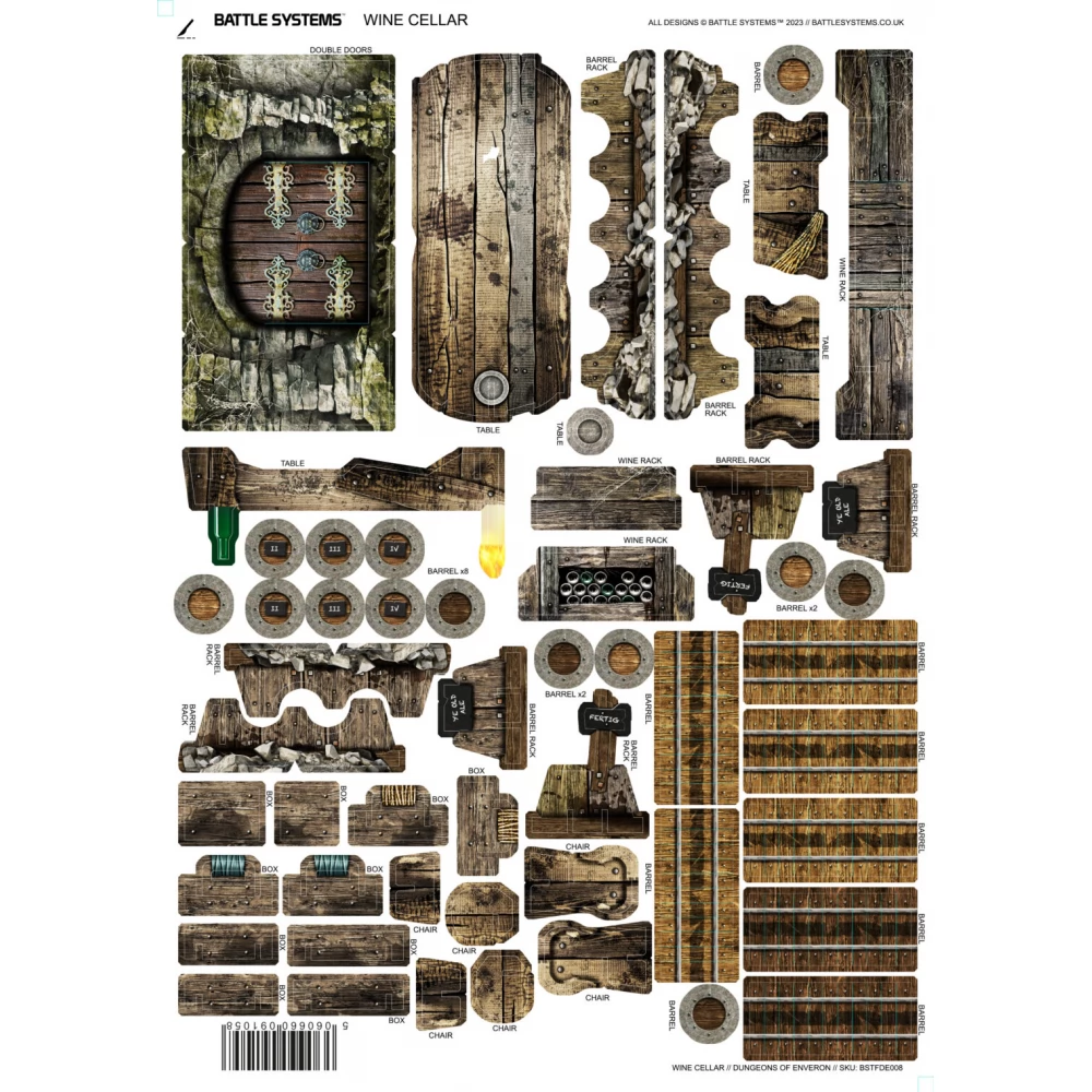BATTLE SYSTEMS Wine Cellar field stock accessory - iPoncomp.com