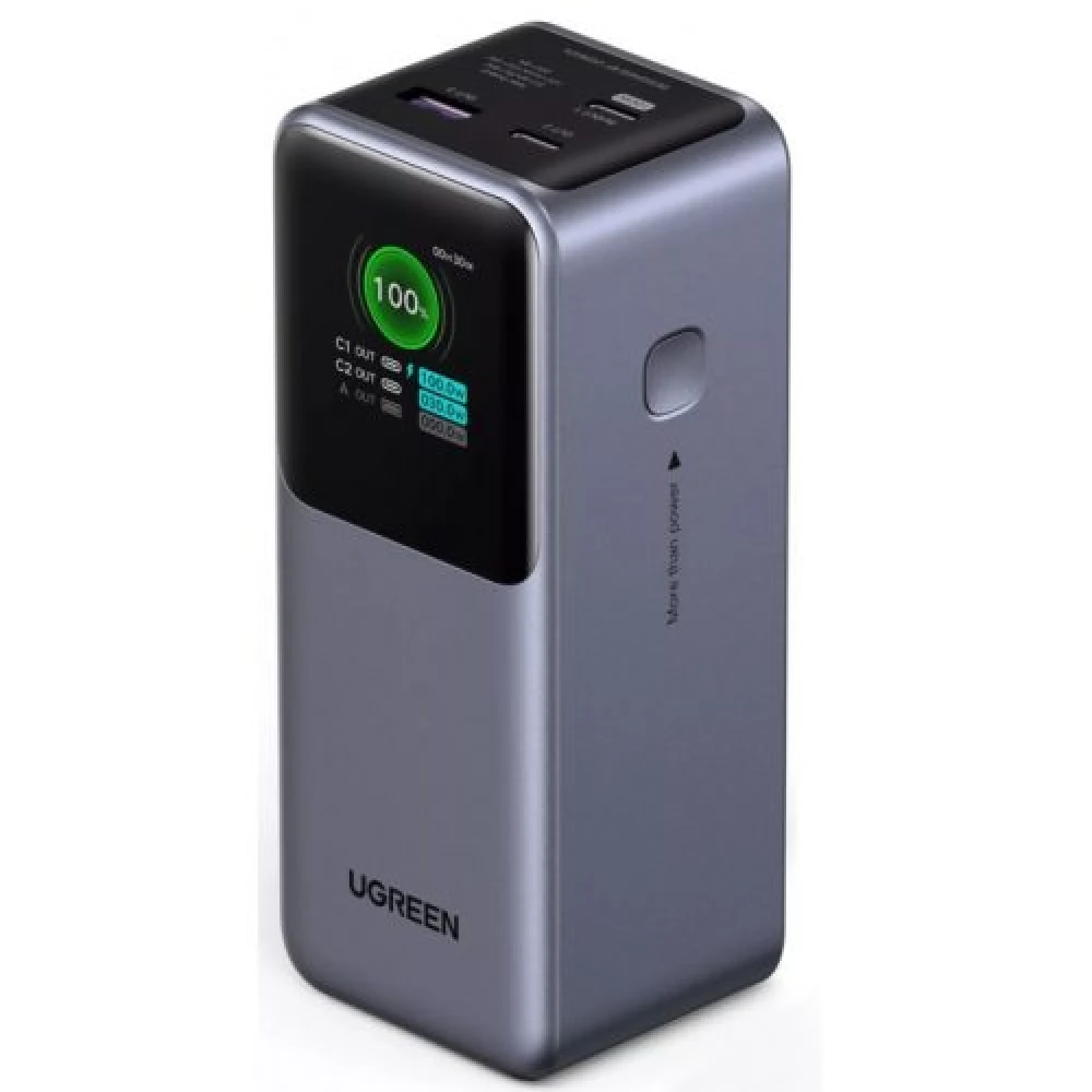 UGREEN PB724 Powerbank 12000mAh 100W grey - iPoncomp.com