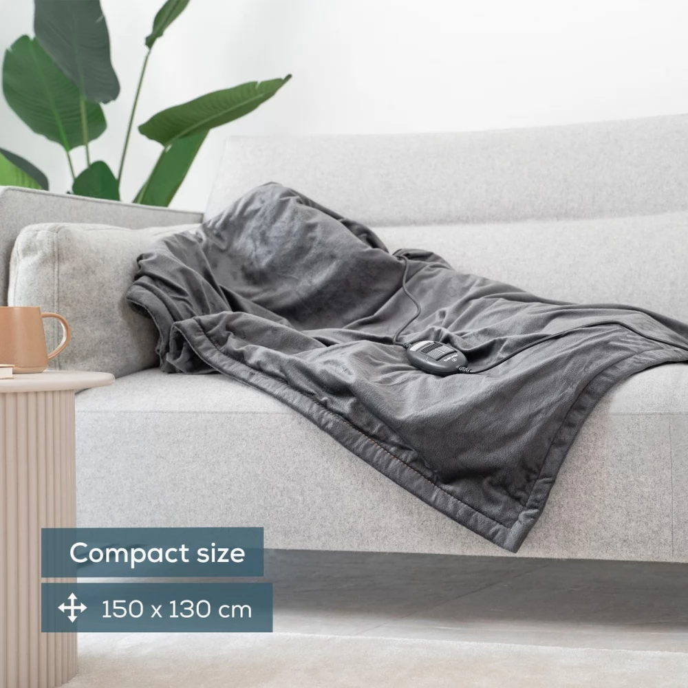 BEURER HD 74 Cosy Limited Edition heated heater cover grey - iPoncomp.com