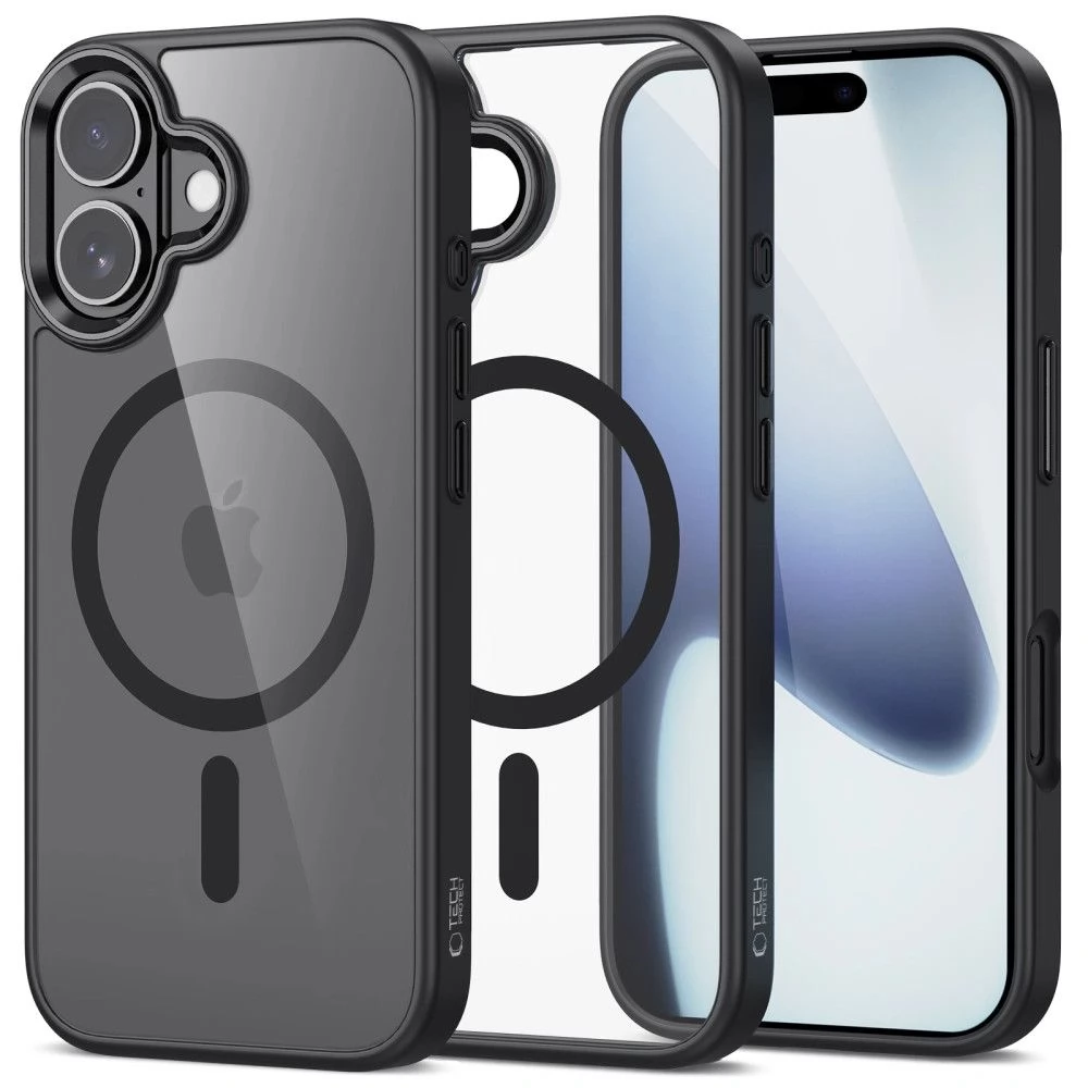 ZONE Magmat Magsafe plastic back plates Apple iPhone 17 black ...