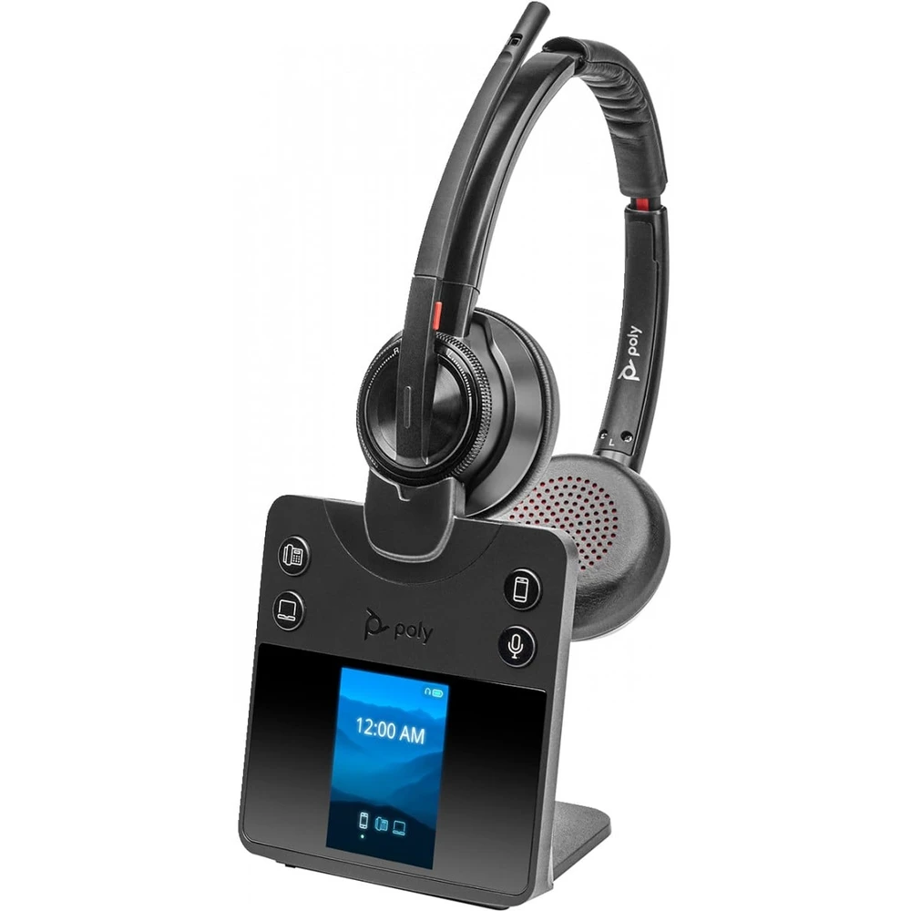 HP Poly Savi 8420 Office stereo DECT 1880–1900 MHz-es headset 8L5B2AA ...