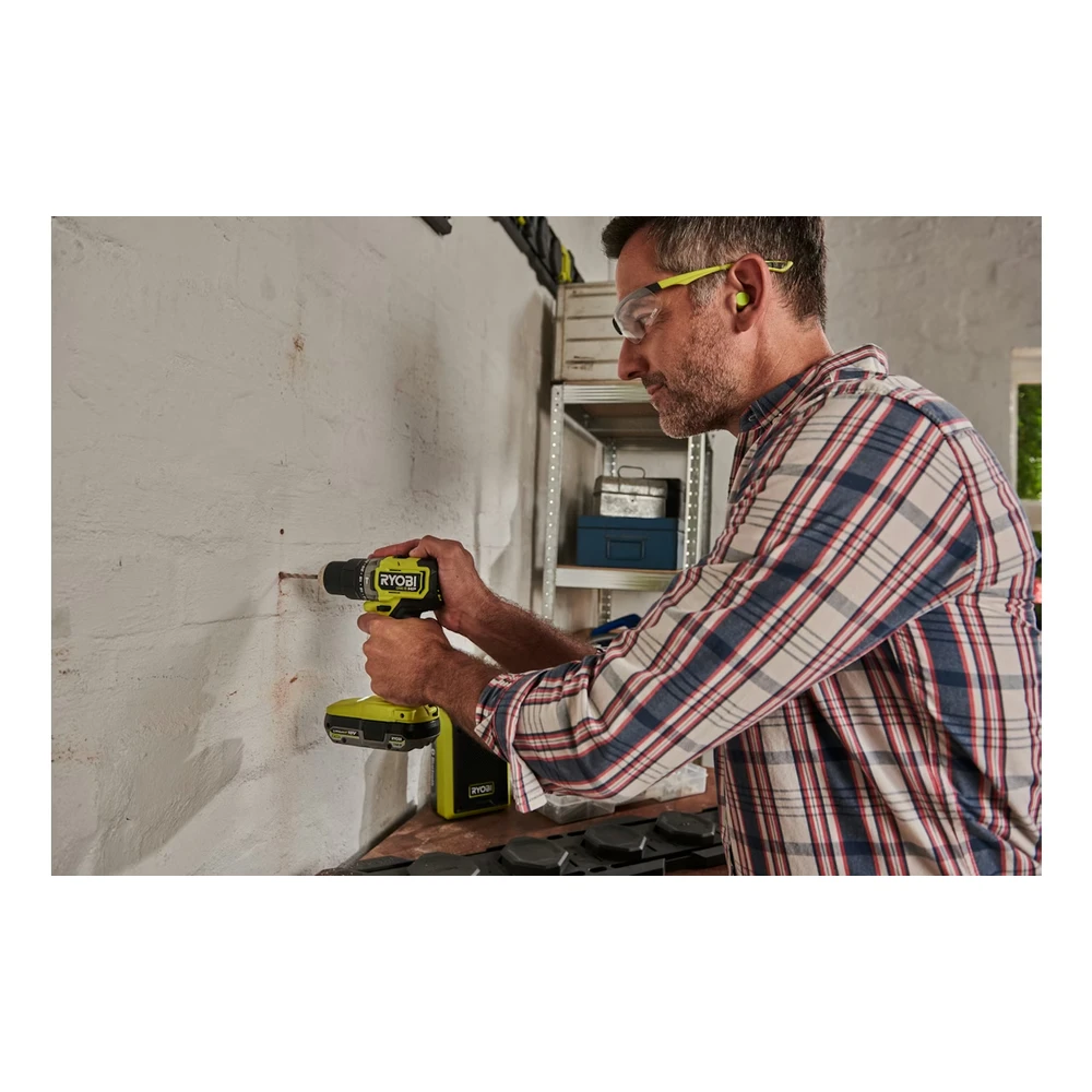 RYOBI ONE+ HP RPD18C1-242S 18V Akkumulátoros fúró-ütvefúró + 2x4.0Ah ...