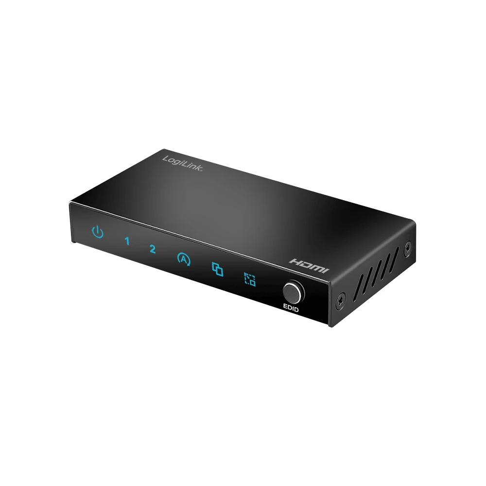 LOGILINK HDMI splitter 1x2-Port 4K/60 Hz HDCP EDID HDR CEC downscaler ...