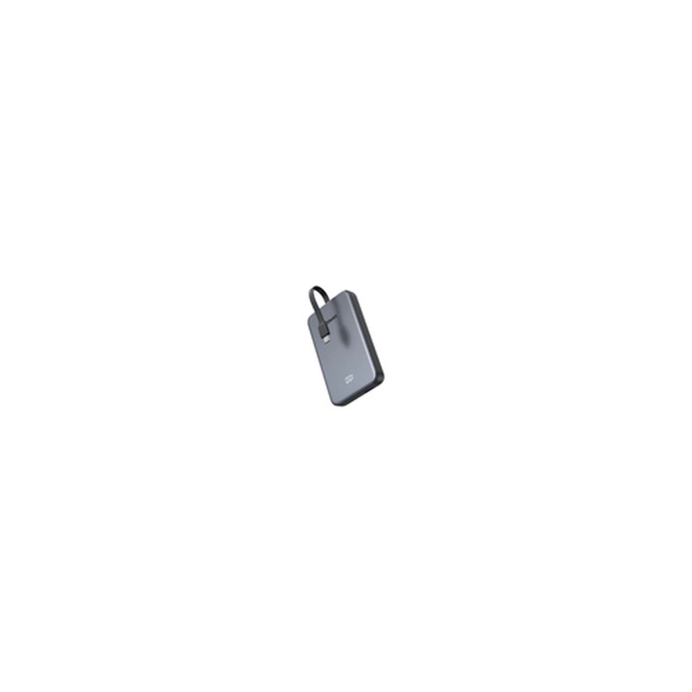 UGREEN PB526 Powerbank 10000mAh 20W mounted USB-C cable grey - iPoncomp.com