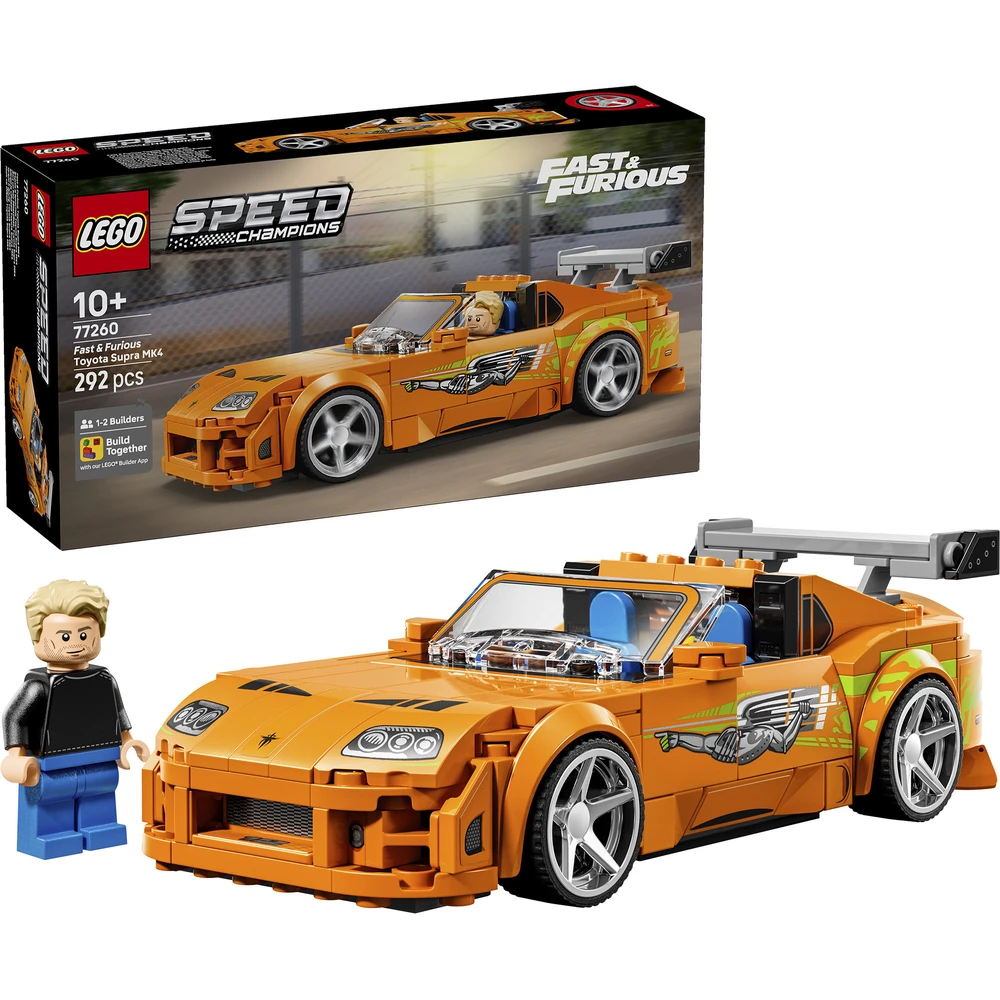 LEGO Speed Champions The Fast and the Furious Toyota Supra MK4 77260 ...