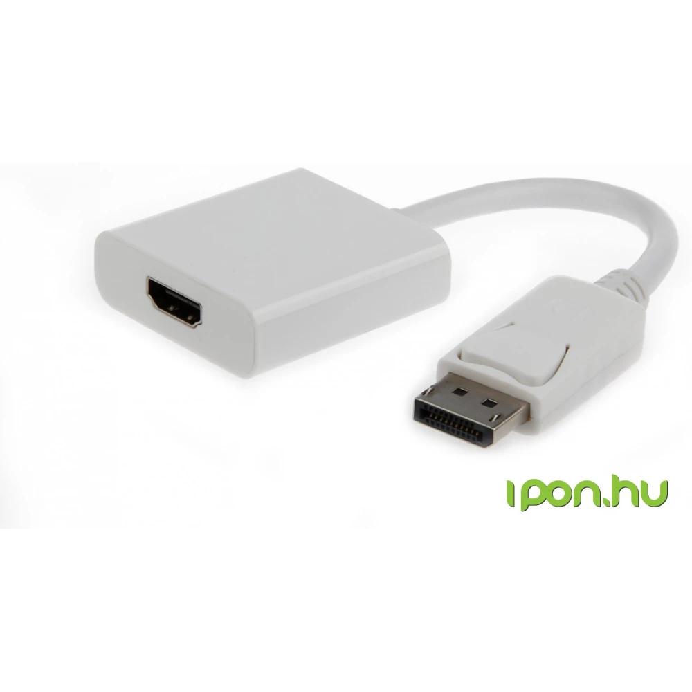 GEMBIRD DisplayPort HDMI Átalakító Fehér 10cm A-DPM-HDMIF-002-W - iPon.hu